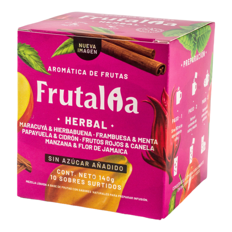 Aromática de Frutas Herbal x10 sobres - Frutalia